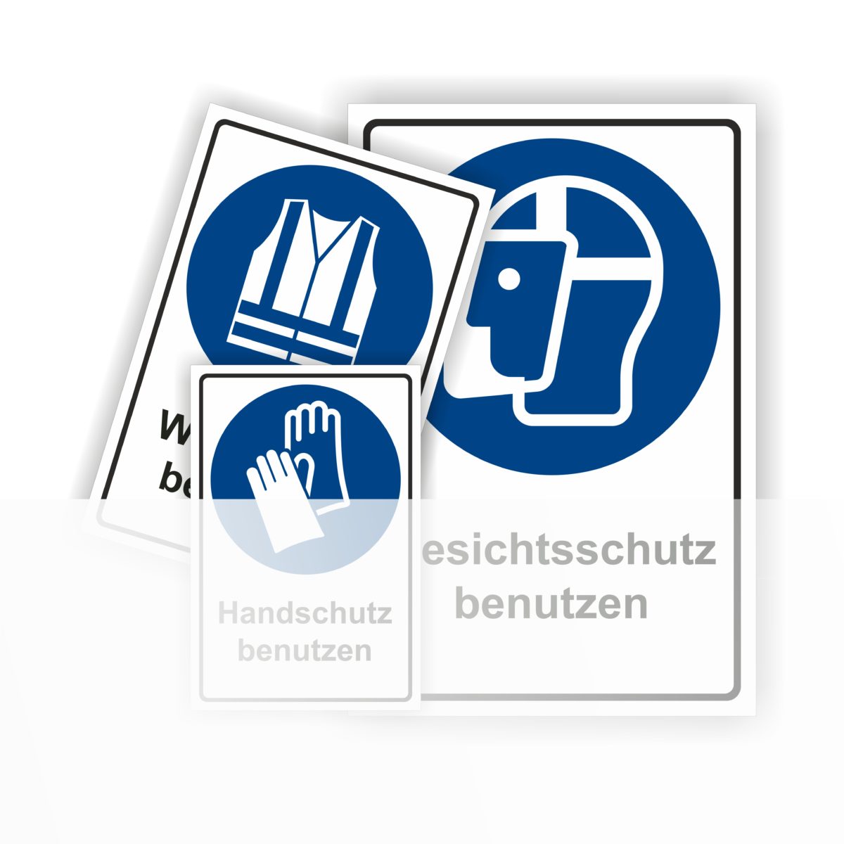 Gebotszeichen neue ISO 7010 und ASR A 1.3 bei - PrintEngel