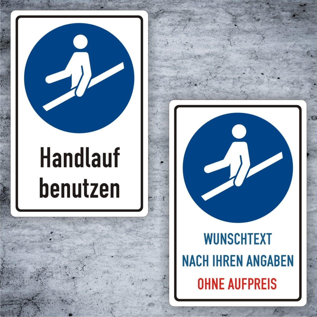 Sicherheitsschilder Verbotszeichen Gebotszeichen Warnzeichen