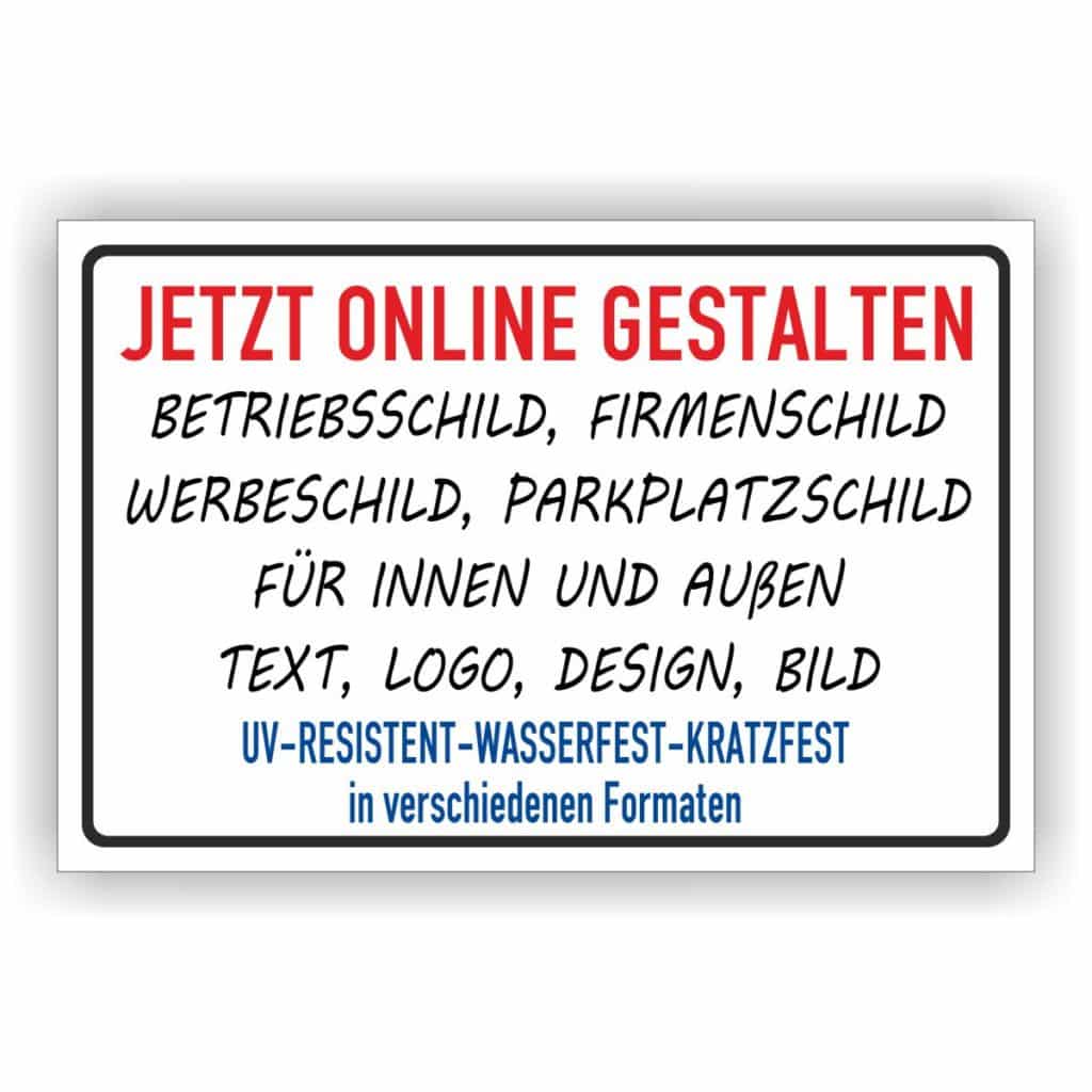 Warnung-Achtung Schild mit Wunsch-Text - PrintEngel