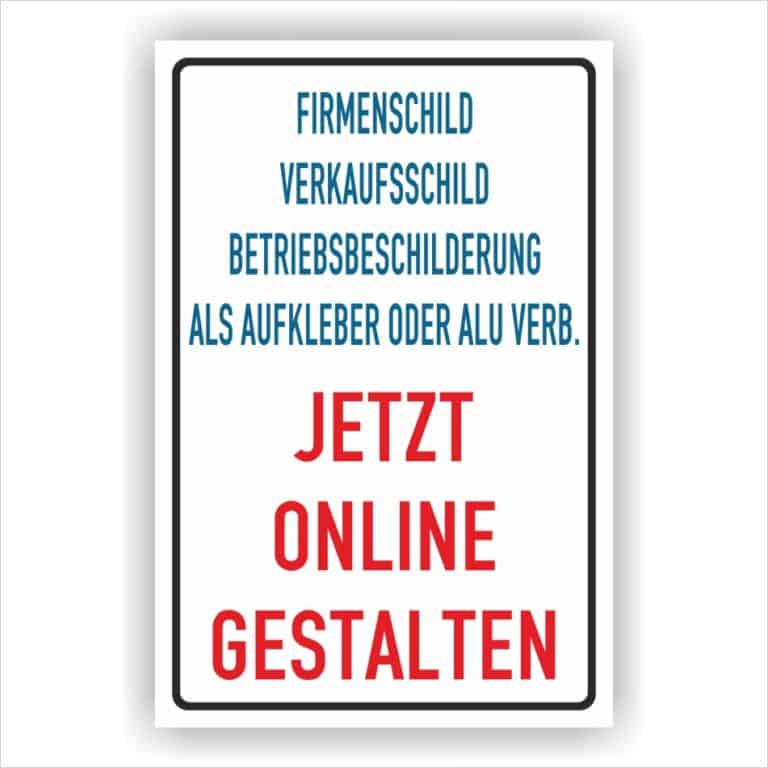 Warnung-Achtung Schild mit Wunsch-Text - PrintEngel