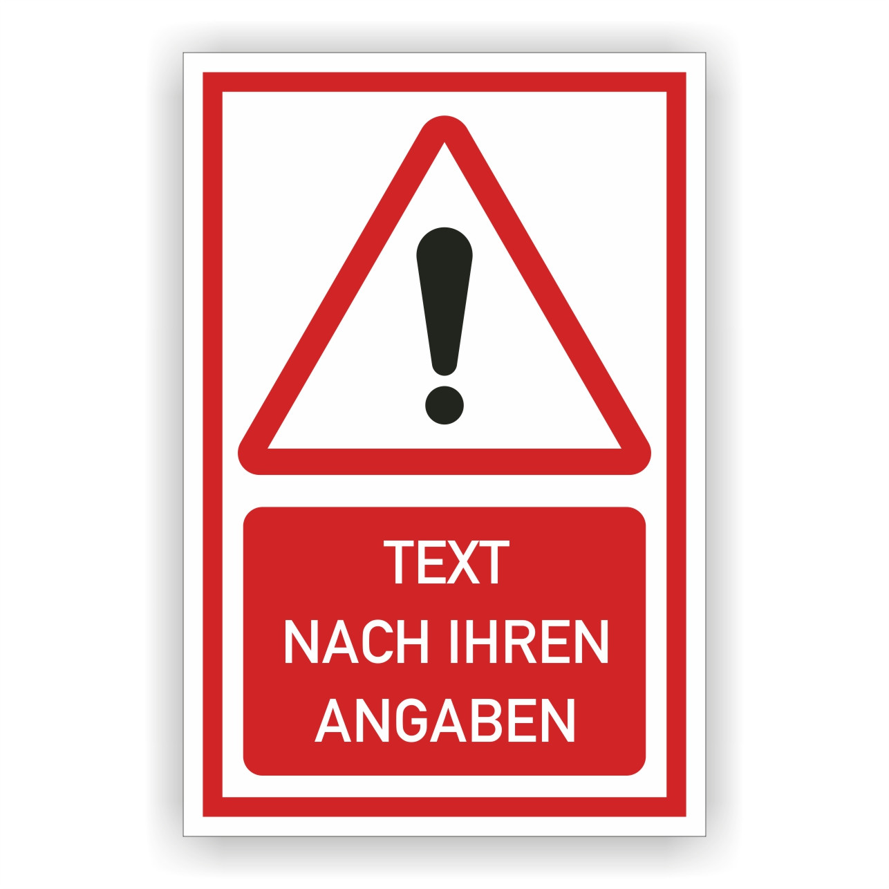 Warnung Achtung Schild Mit Wunsch Text PrintEngel Warnung Achtung Schild Mit Wunsch Text PrintEngel