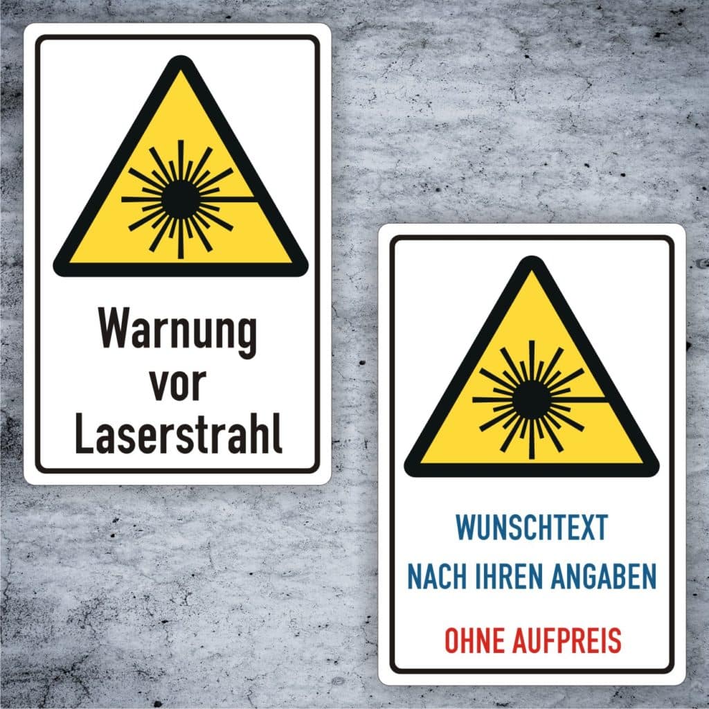 Hinweisschild, Warnschild, Individuell zum selber gestalten - PrintEngel