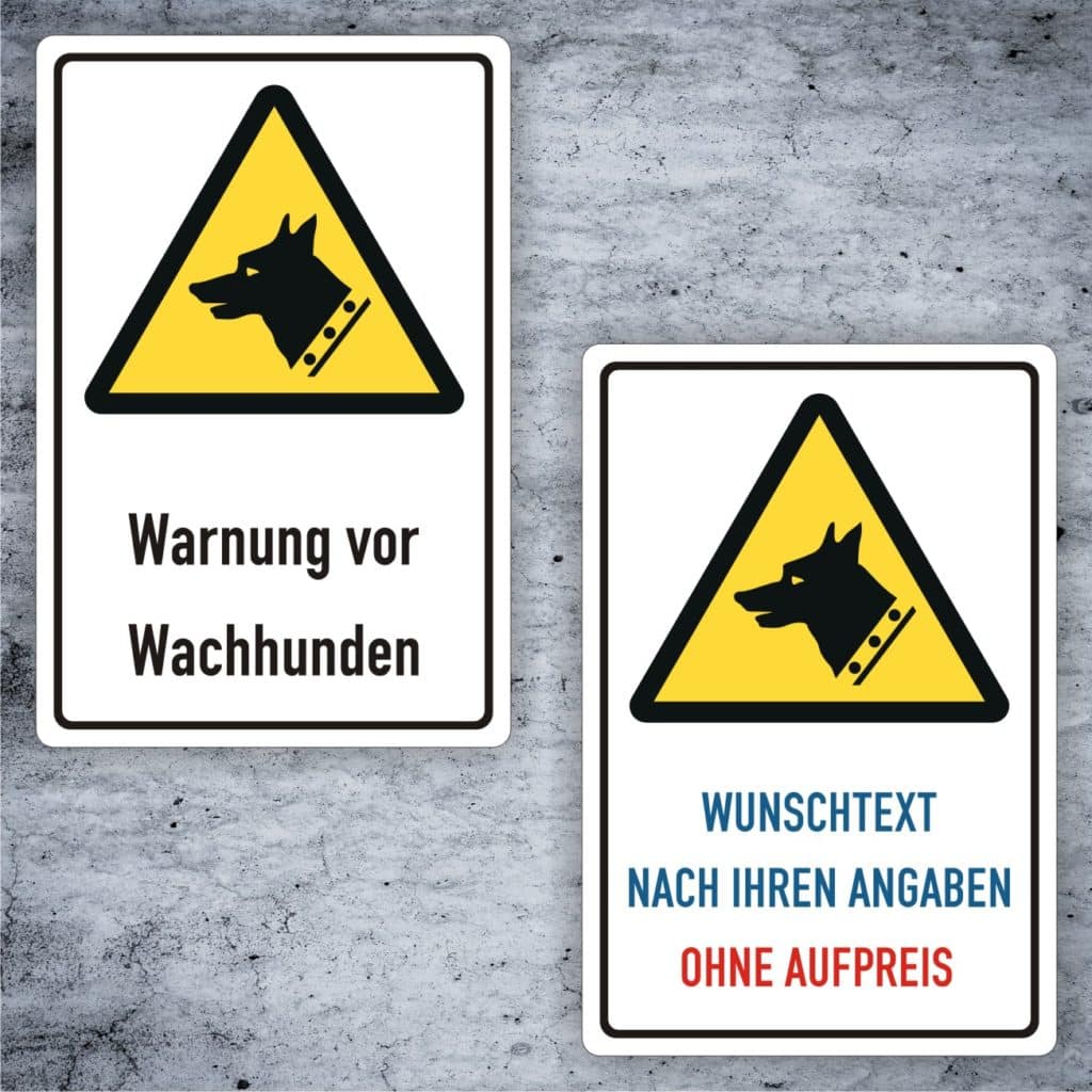 Hinweisschild, Warnschild, Individuell zum selber gestalten - PrintEngel
