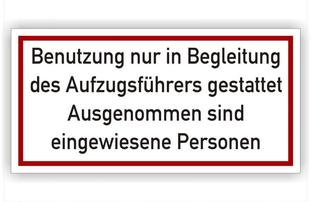 Warnung-Achtung Schild mit Wunsch-Text - PrintEngel