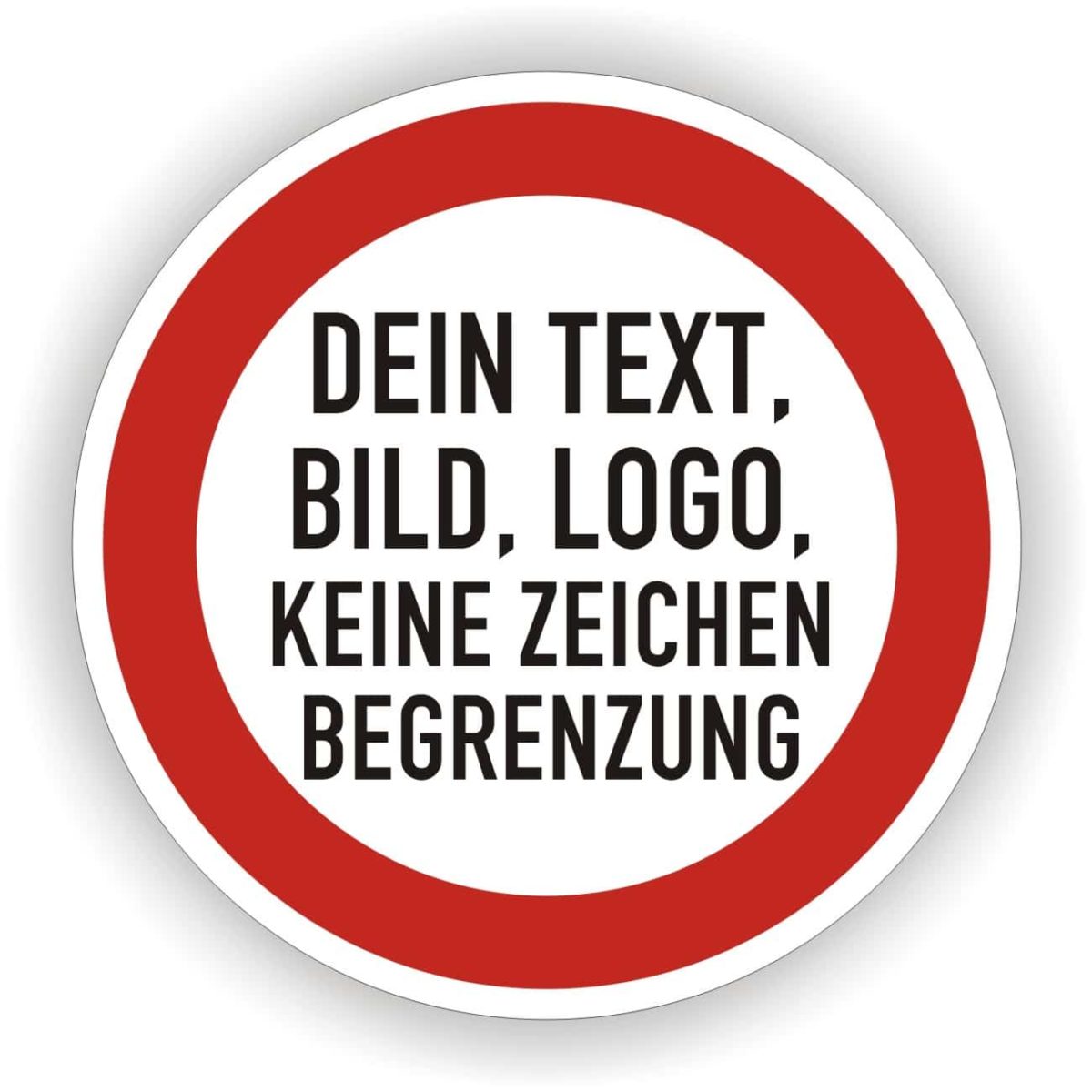 Verbotszeichen Aufkleber Sicherheitskennzeichnung