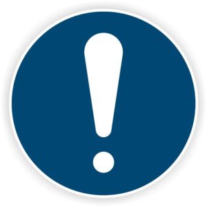 Allgemeines Gebotszeichen DIN EN ISO 7010 M001 ASR A1.3 - PrintEngel