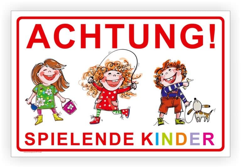 Erstaunlich Achtung Spielende Kinder Bilder