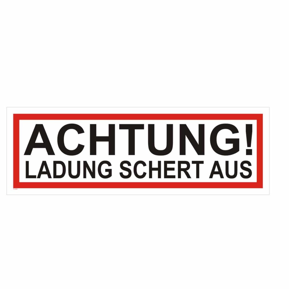 Achtung Staplerverkehr Warnschild - PrintEngel