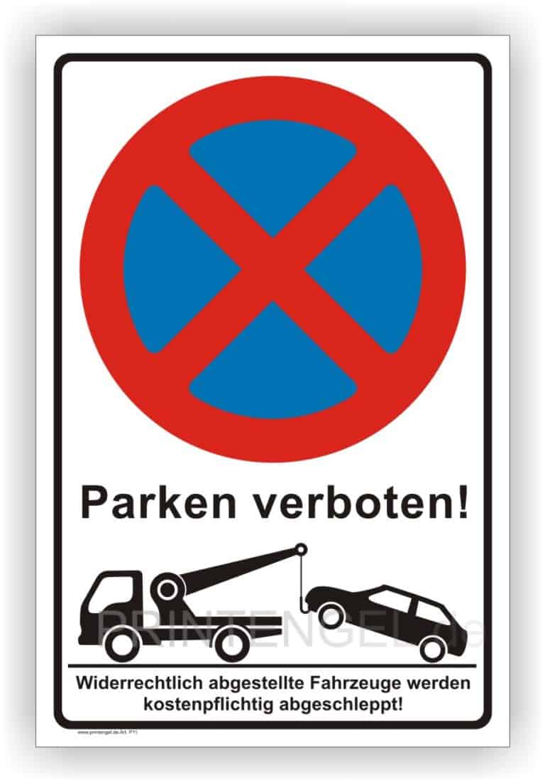 Privatgelände Wenden und Parken verboten mit Symbol Wendeverbot und ... Privatgelände Wenden und Parken verboten mit Symbol Wendeverbot und ...