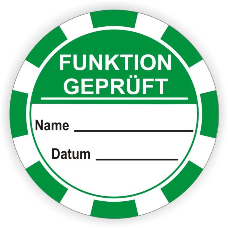 QS-Etiketten Qualitätskontrolle Aufkleber - PrintEngel