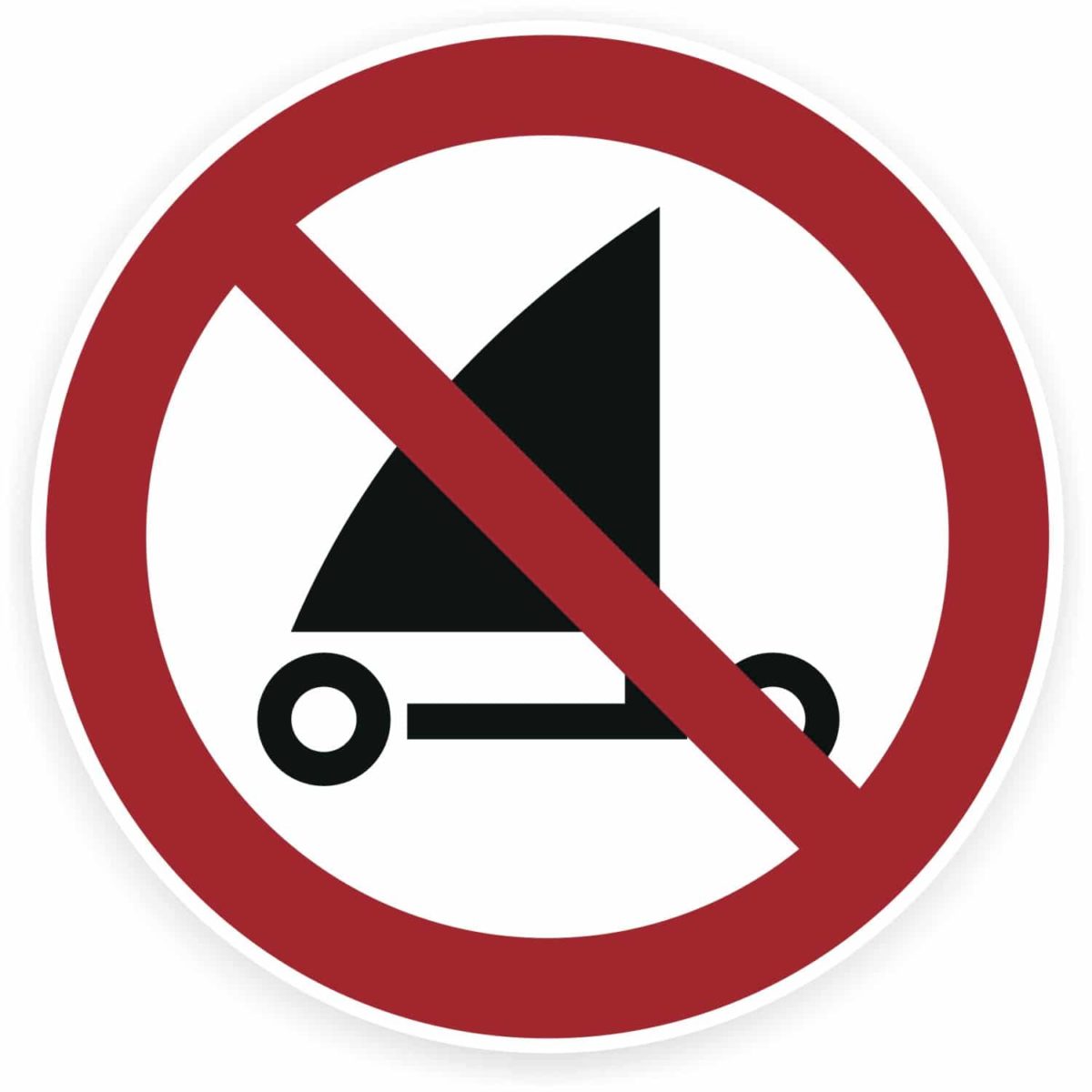 Verbotszeichen Aufkleber Sicherheitskennzeichnung