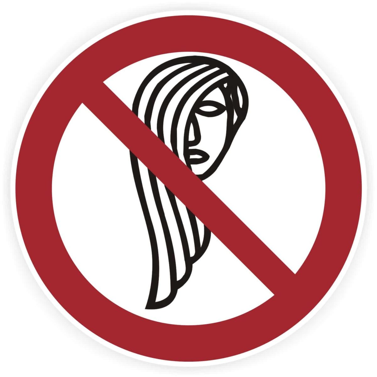 Verbotszeichen Aufkleber Sicherheitskennzeichnung