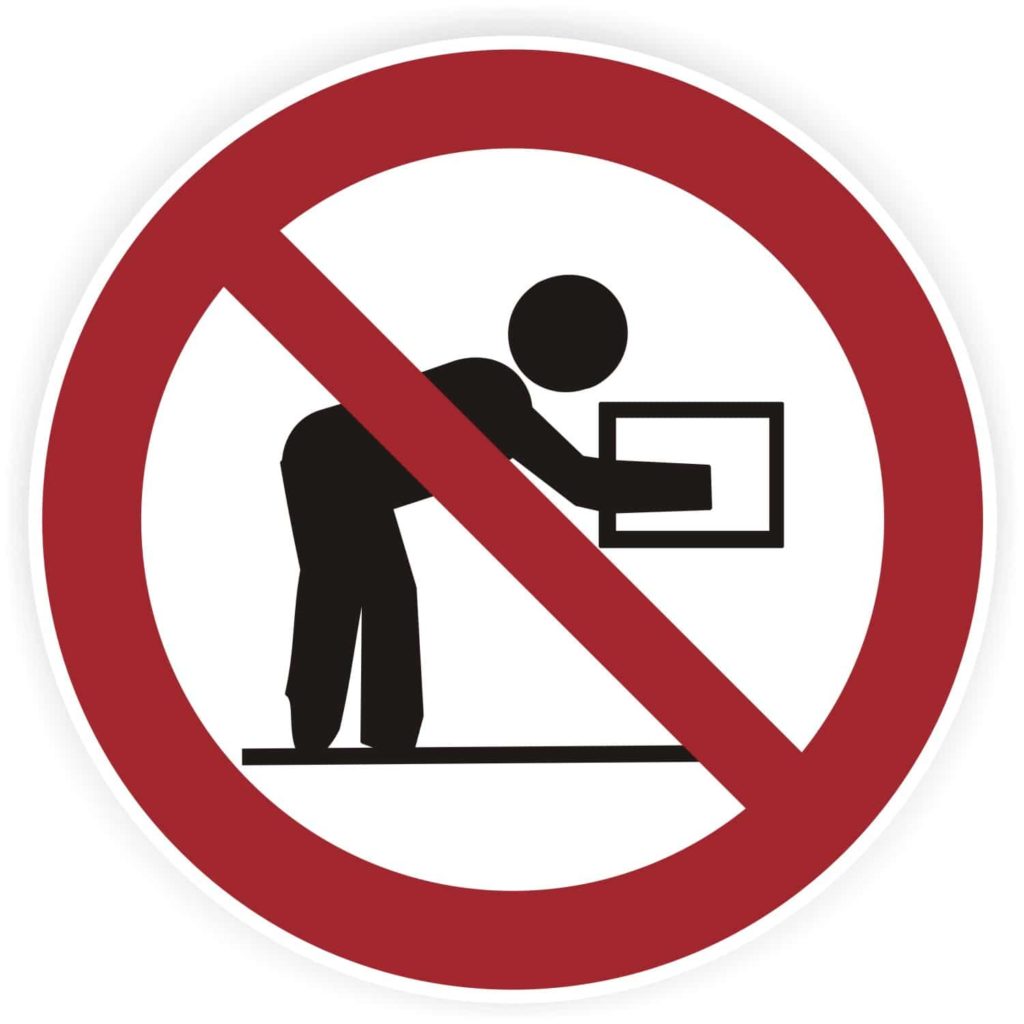 Verbotszeichen Aufkleber Sicherheitskennzeichnung