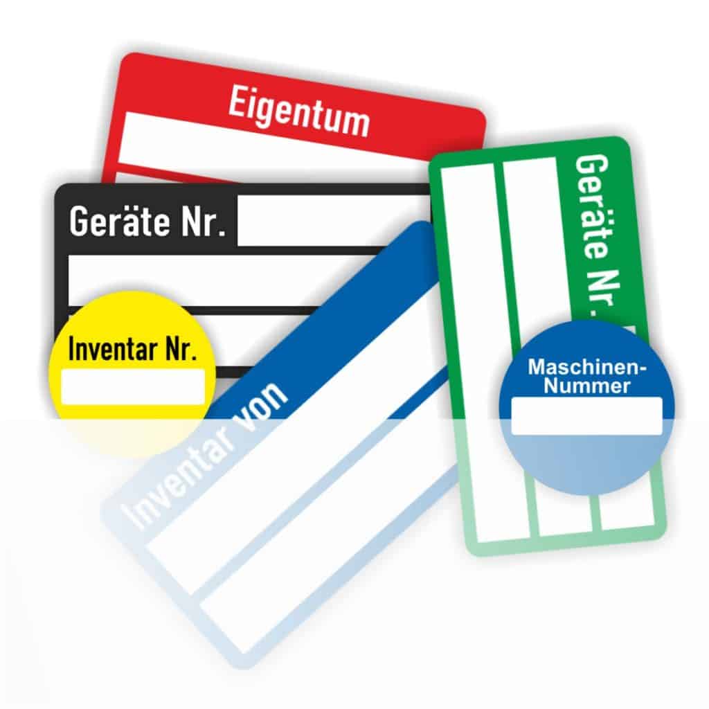 Inventarisierung Eigentum Barcode-Etiketten - PrintEngel